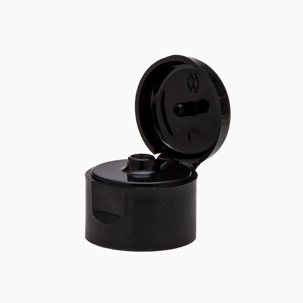Flip Top Cap (20 mm) - Black – Bright Packaging and Raw Materials