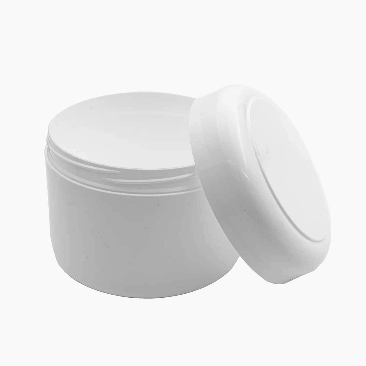 250 g Euro Jar with Lid - White – Bright Packaging and Raw Materials