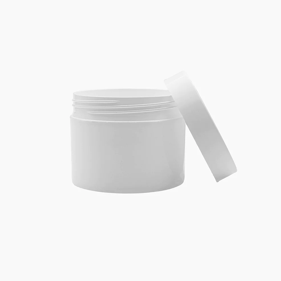 250 g Cosmetic Jar (85 mm neck) - White with White Lid – Bright ...