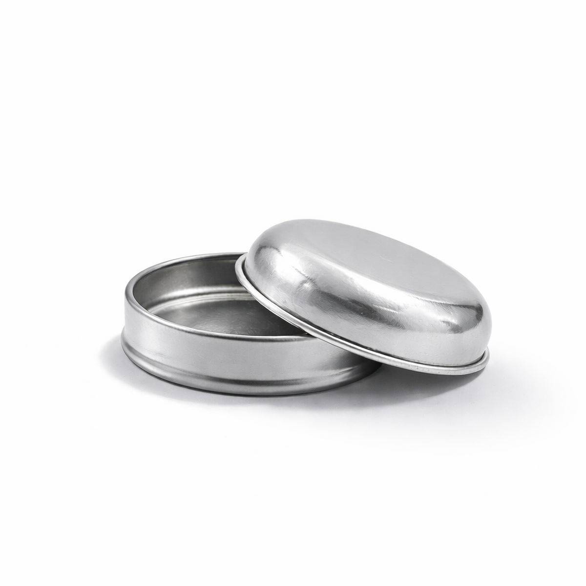 9 ml Tin Container with Lid (7 grams) - Silver – Bright Packaging and ...