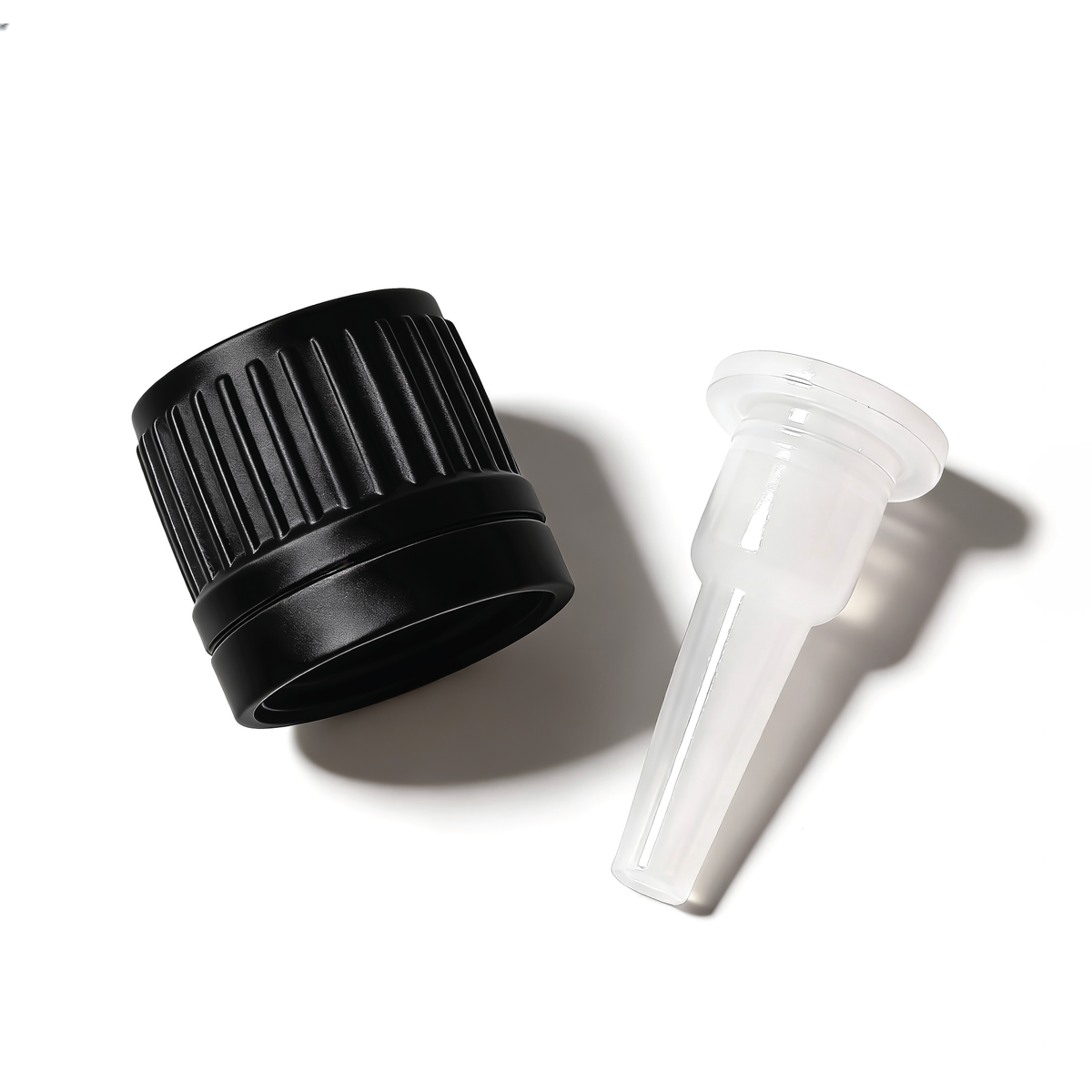 Dropper Cap with Tamper with 0.7 Medium Flow - Black – Bright Packaging ...