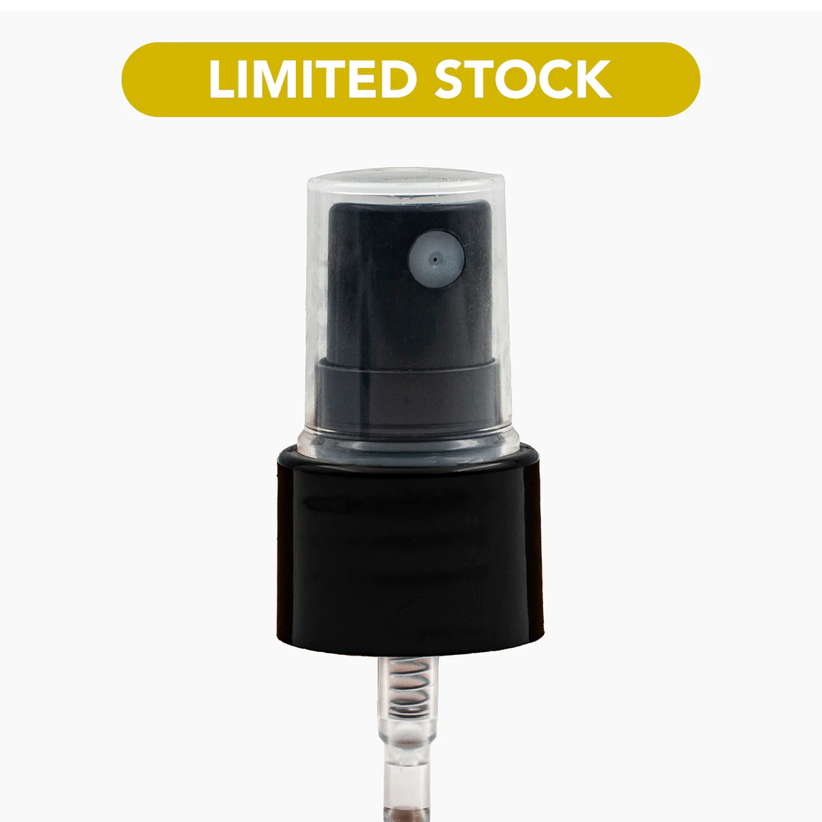 Mist Spray Cap (20 mm) - Black – Bright Packaging and Raw Materials